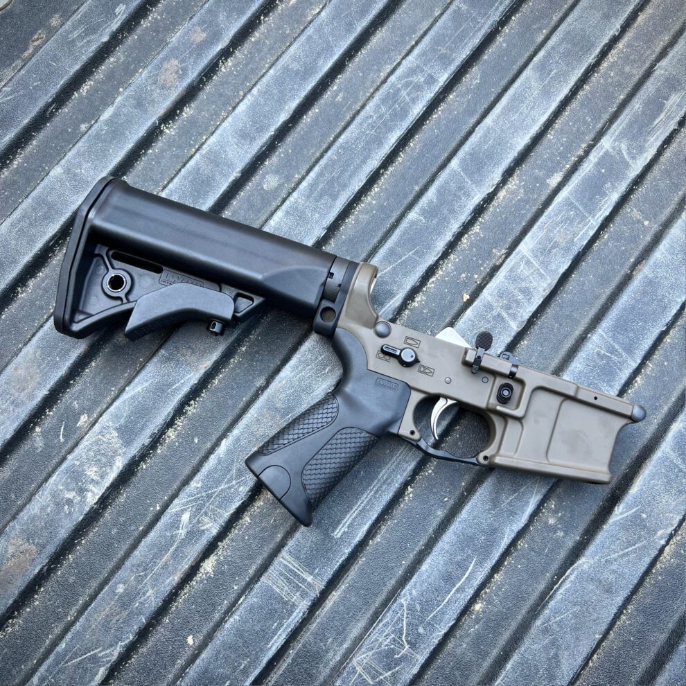 LWRC IC Forged Complete Ambidextrous Lower Receiver, Patriot Brown ...