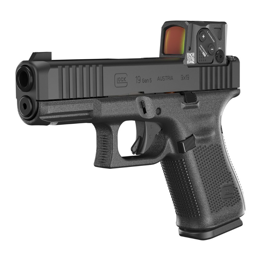 Glock 19 Gen5 MOS8 4.02" 15-Round 9mm Pistol w/ Aimpoint COA Red Dot ...