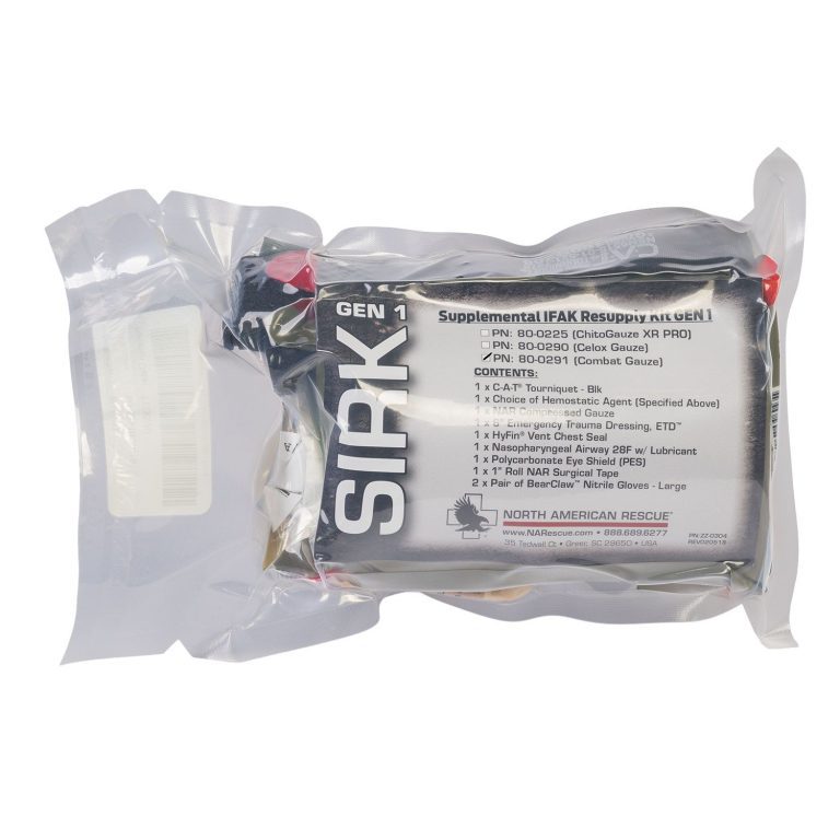 North American Rescue Supplemental IFAK Resupply Kit, Gen 1 | Rooftop ...
