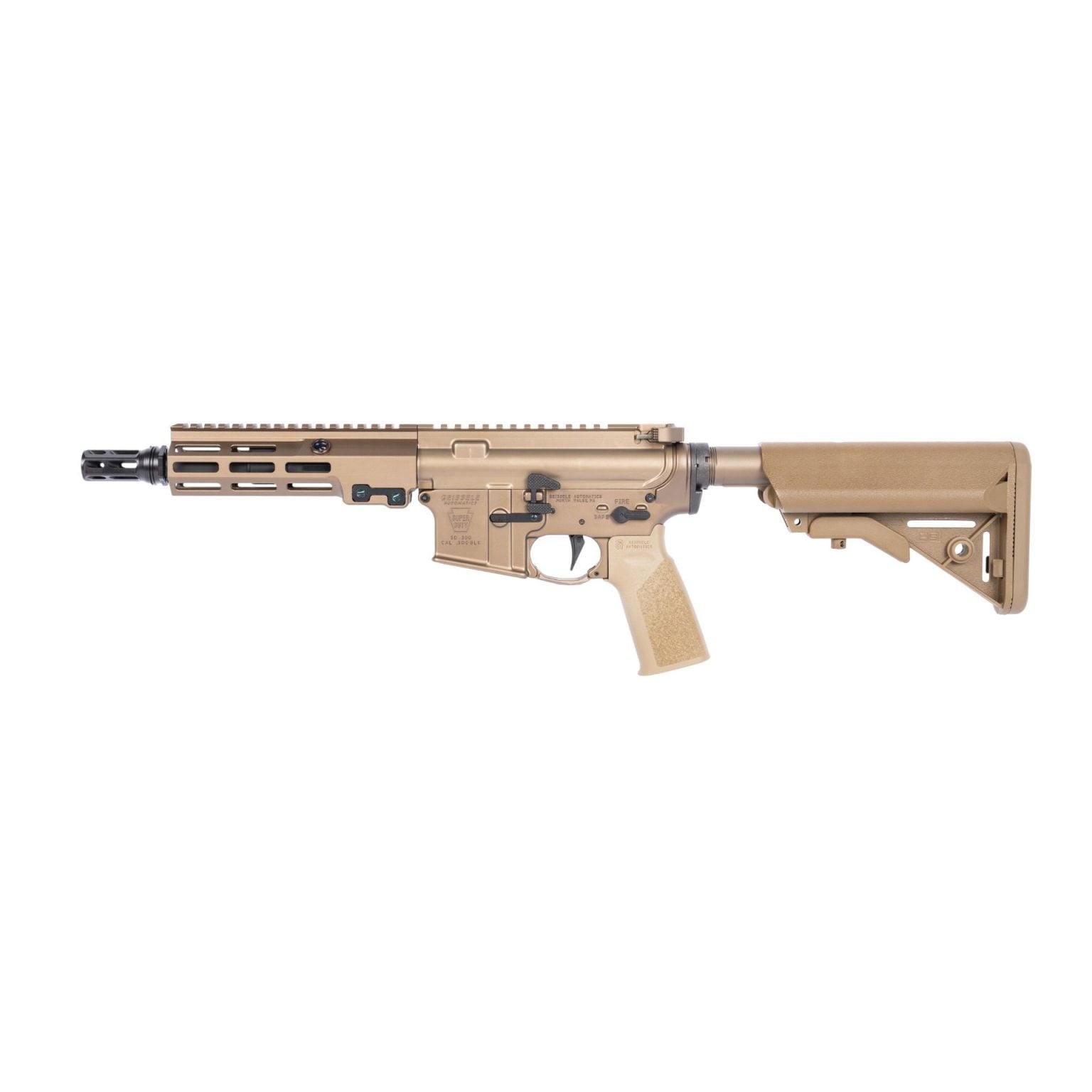 Geissele Automatics Super Duty Mod 1 SBR 8" 300BLK, Desert Dirt Color ...