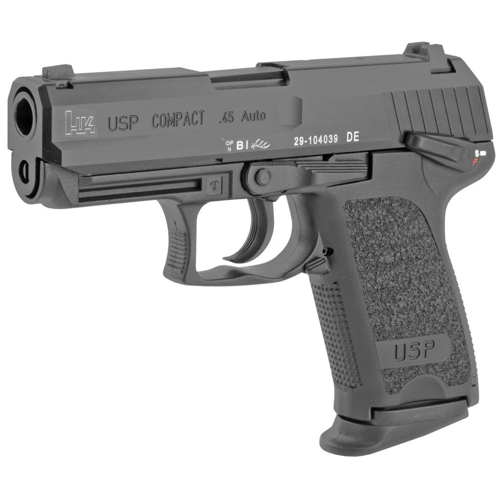 Heckler & Koch HK USP 45 Compact V1 3.78" 8-Round .45Auto Pistol ...