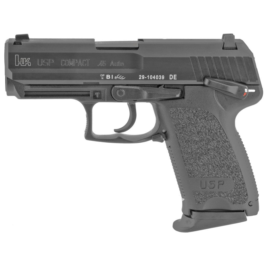Heckler & Koch HK USP 45 Compact V1 3.78" 8-Round .45Auto Pistol ...